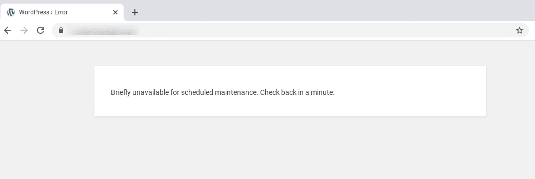 How to Fix “Briefly Unavailable for Scheduled Maintenance. Check Back ...