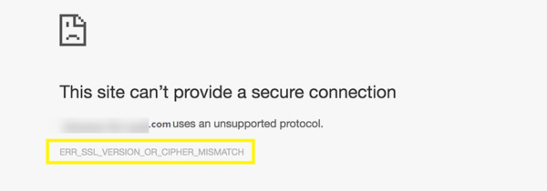 How to Fix ERR_SSL_VERSION_OR_CIPHER_MISMATCH